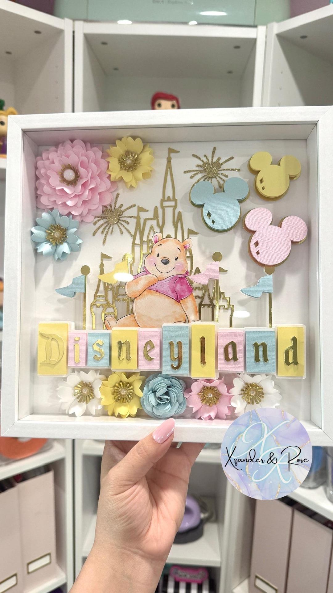 Winnie the Pooh Inspired Disneyland Shadow Box, Home Decor - Etsy