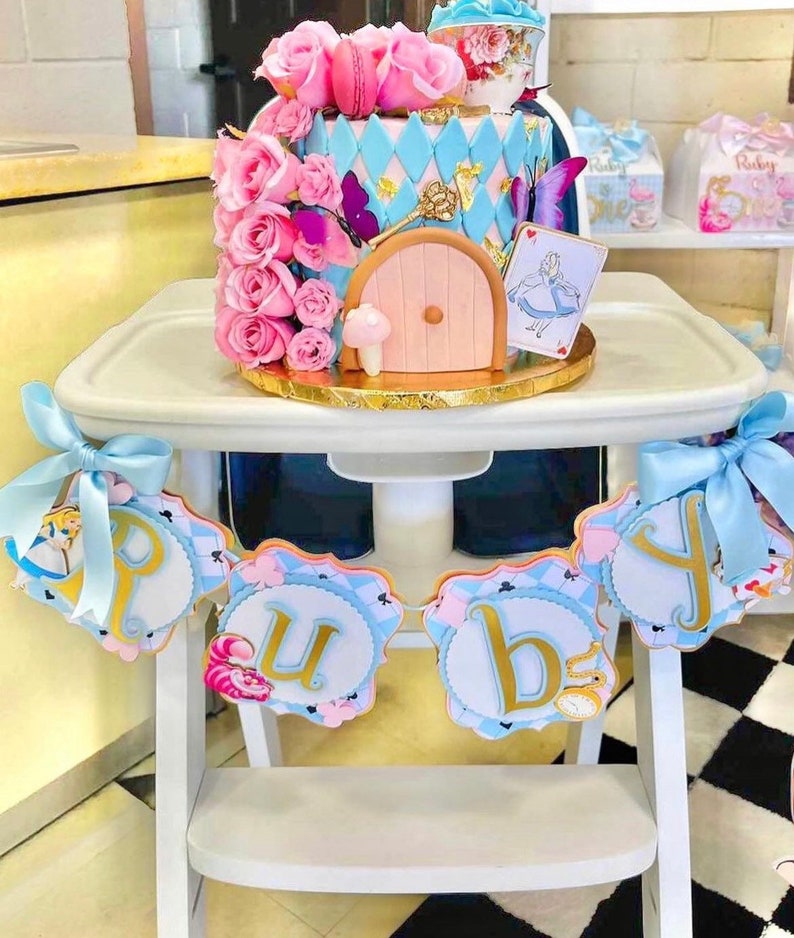 Alice in Wonderland Banner - Etsy