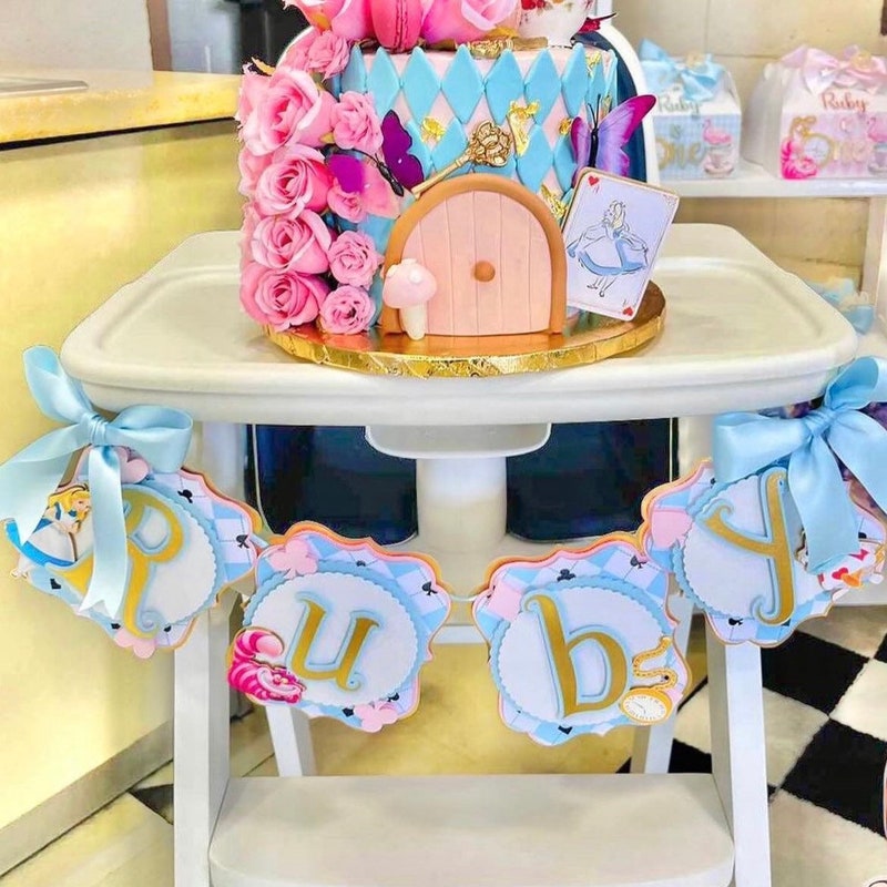 Wonderland Banner - Etsy