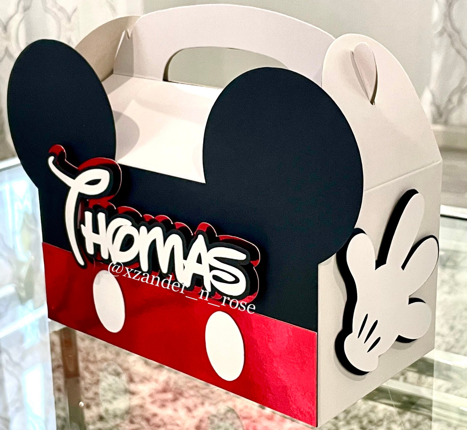 Mickey Mouse &or Minnie Mouse Gable Boxes Candy Boxes - Etsy
