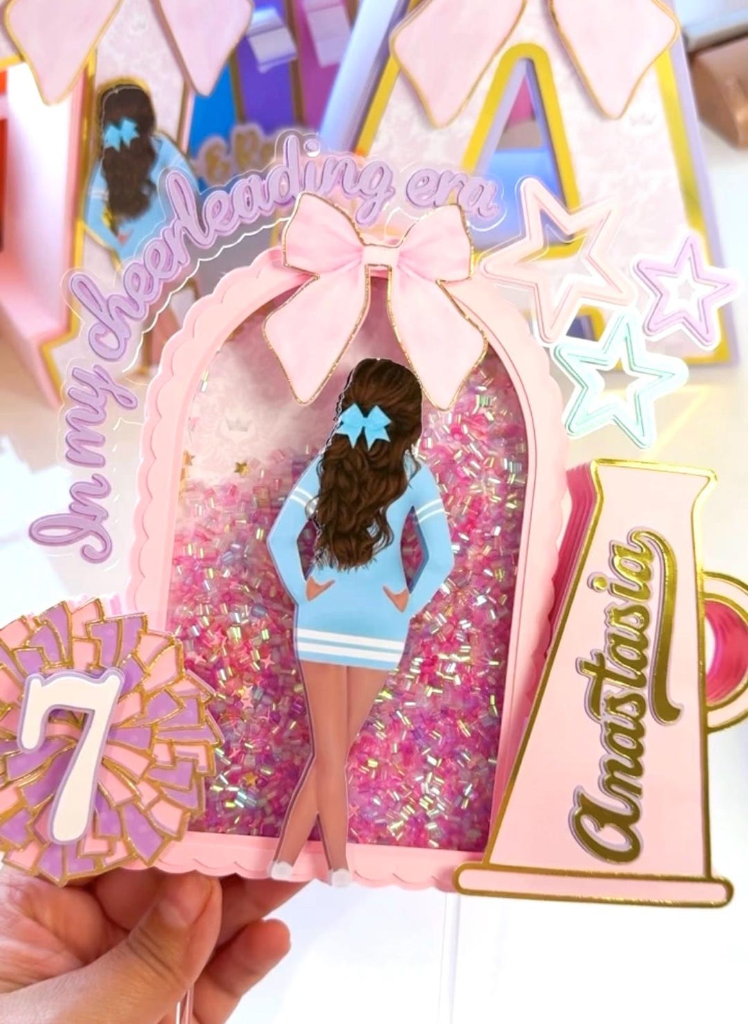 Cheerleading Cake Topper - Etsy