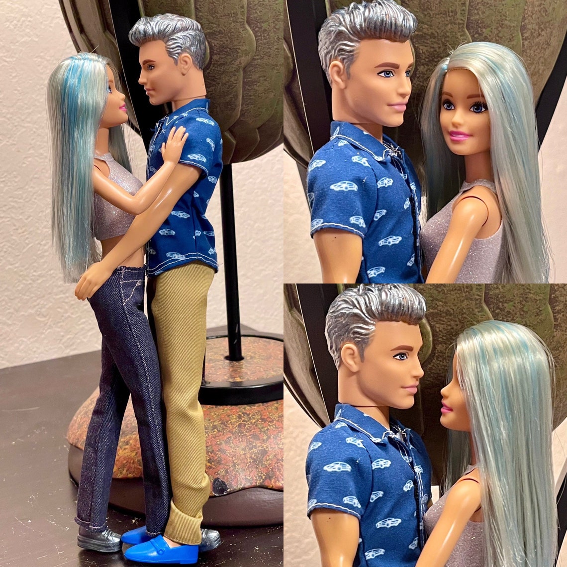 Barbie Doll Ken & Barbie In Love Customized OOAK Dolls | Etsy