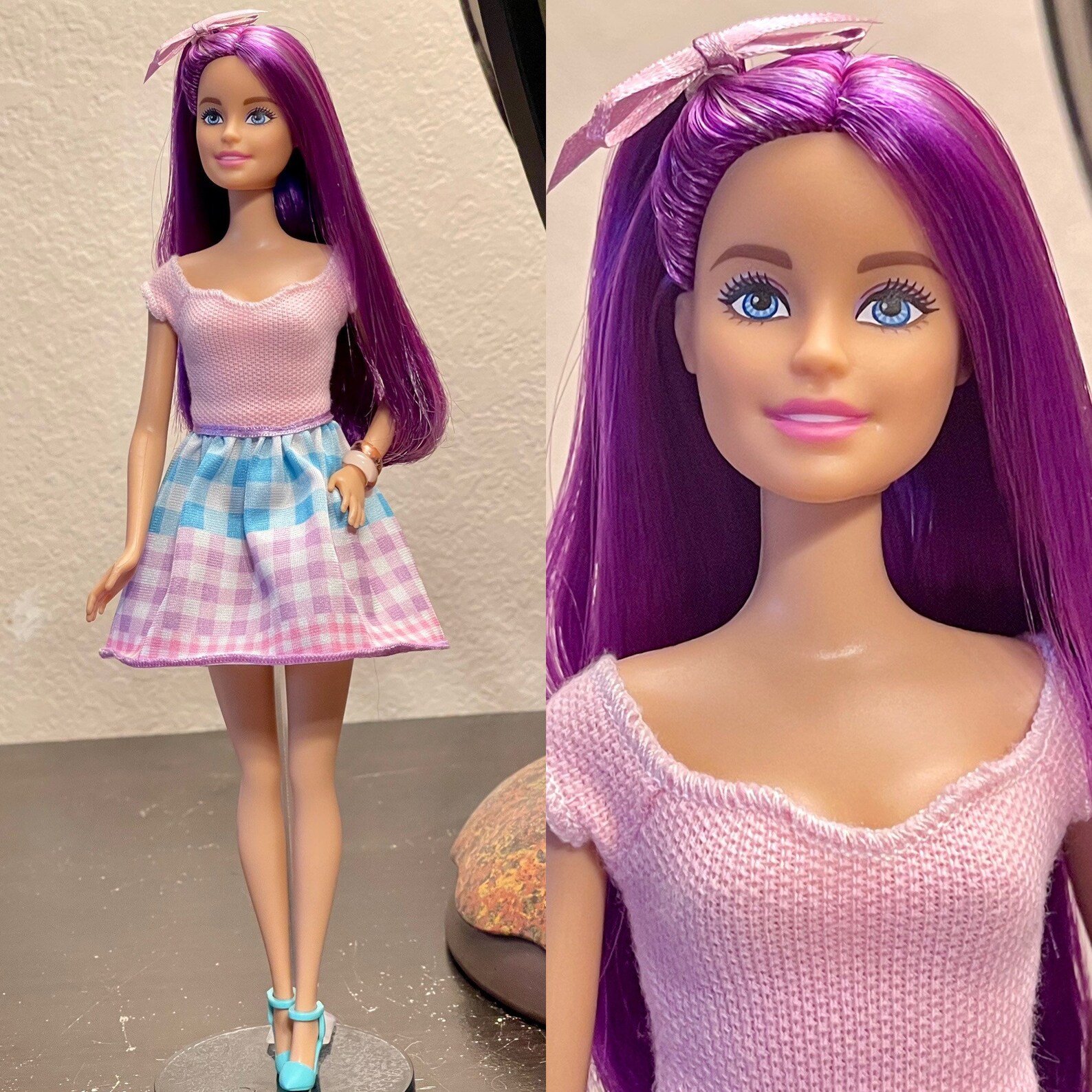 Barbie Doll Barbara Millicent Roberts Ooak Reroot Fashionista Etsy