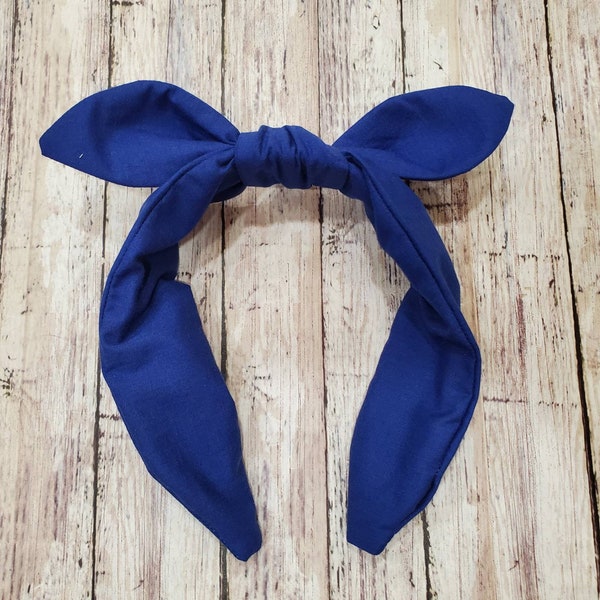 Royal Blue Headband - Etsy