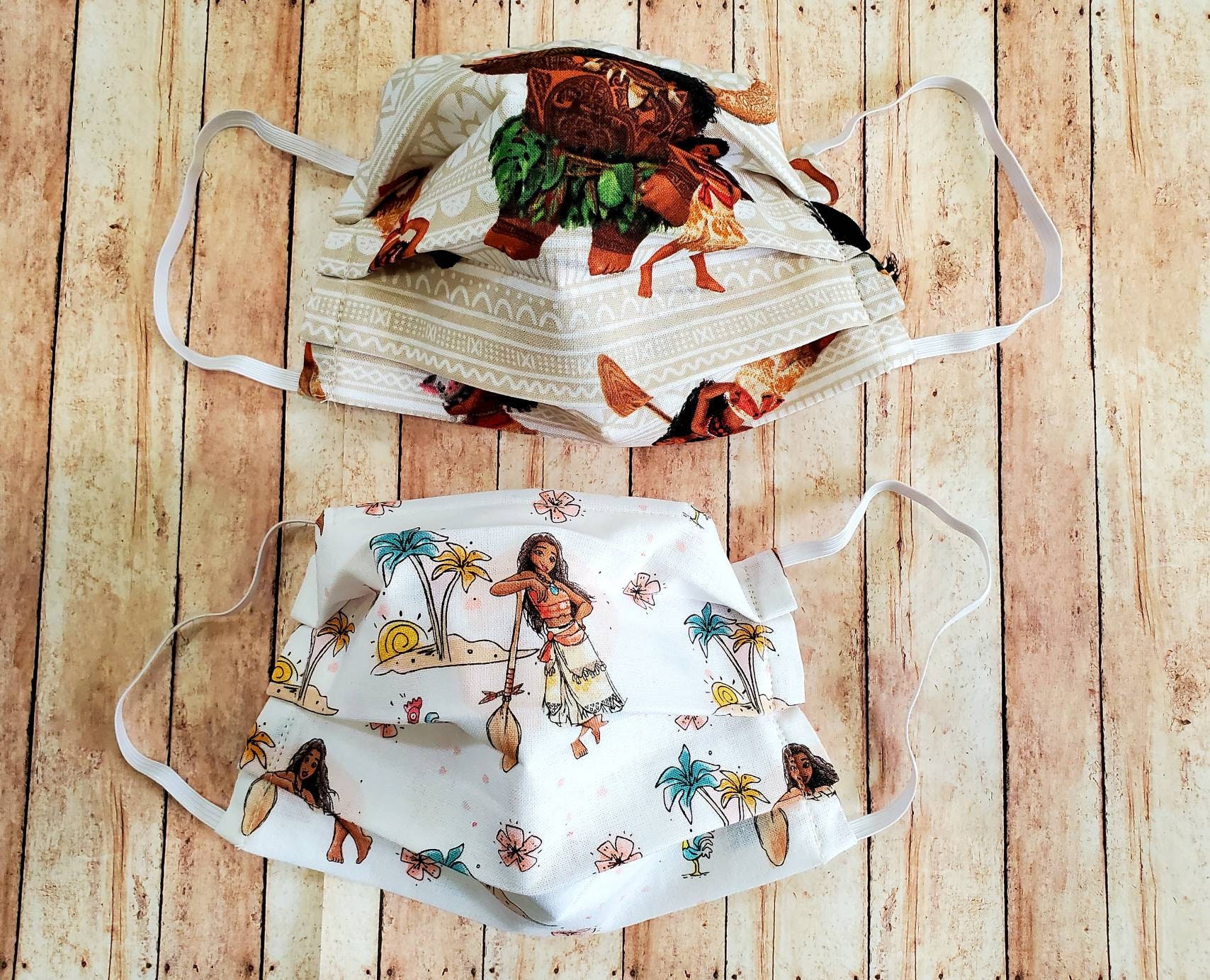 Disney Moana Face Mask Moana Mask Disney Mask Adult Mask | Etsy