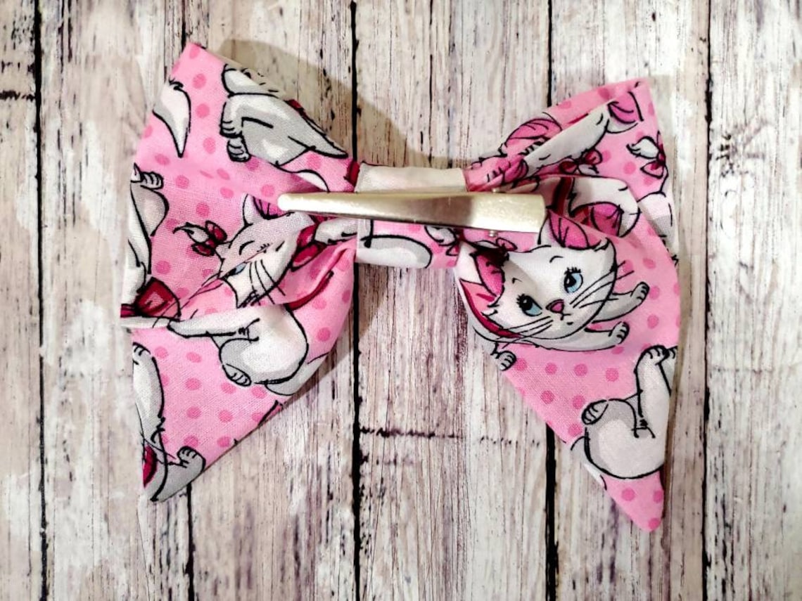 Disney Inspired Marie Bow Aristocats Bow Hair Bow Hair | Etsy