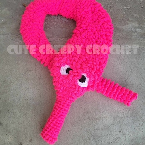 Crochet Pattern, Worm Scarf, Worm Crochet Pattern, Crochet Worm Pattern ...