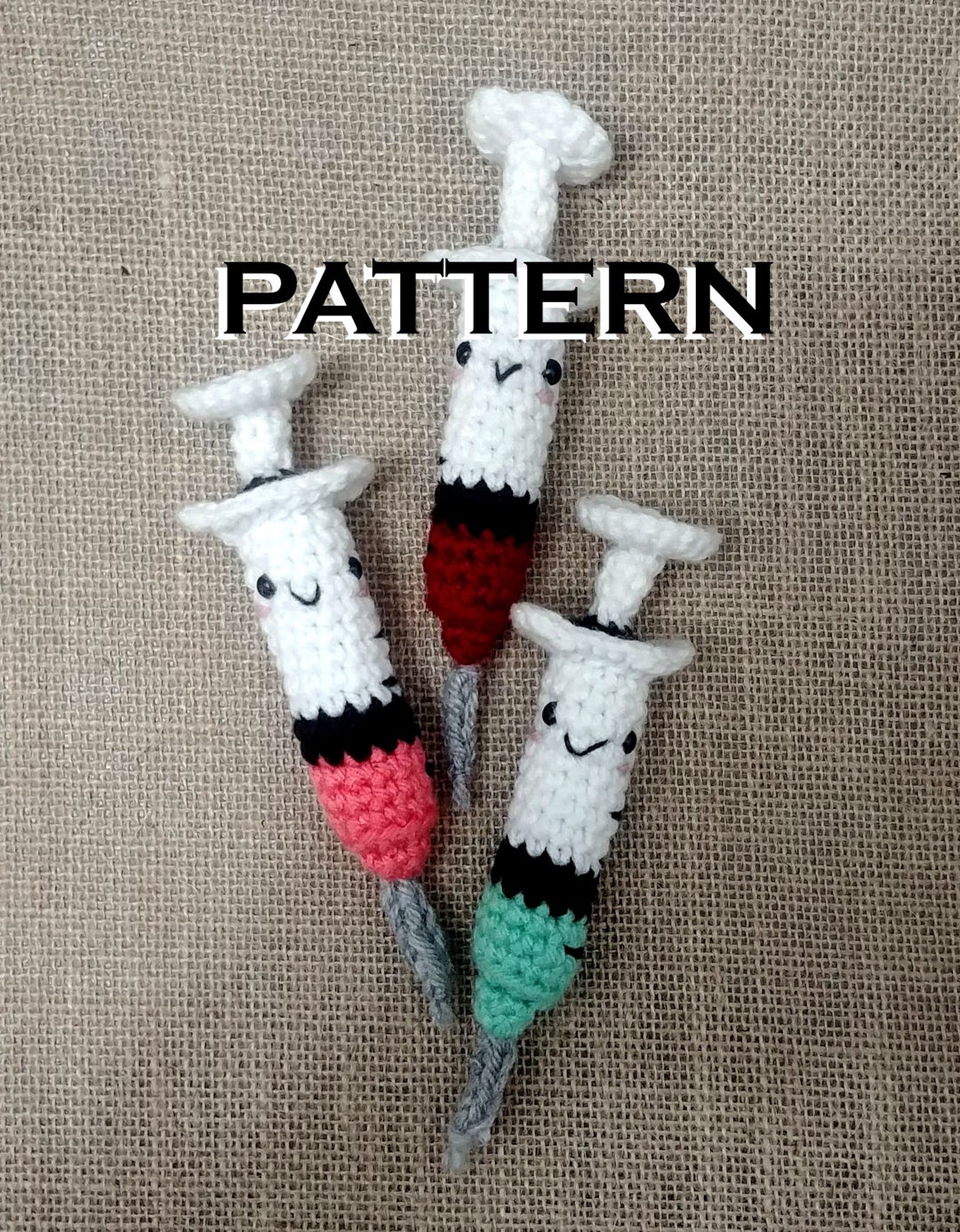 Pattern, Crochet Pattern, Medical Plush, Amigurami, Needle Plush ...