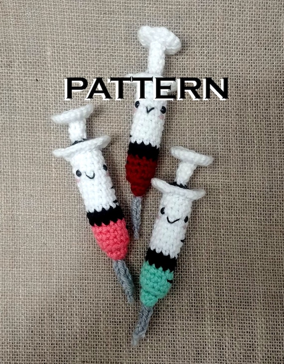 Pattern Crochet Pattern Medical Plush Amigurami Needle | Etsy