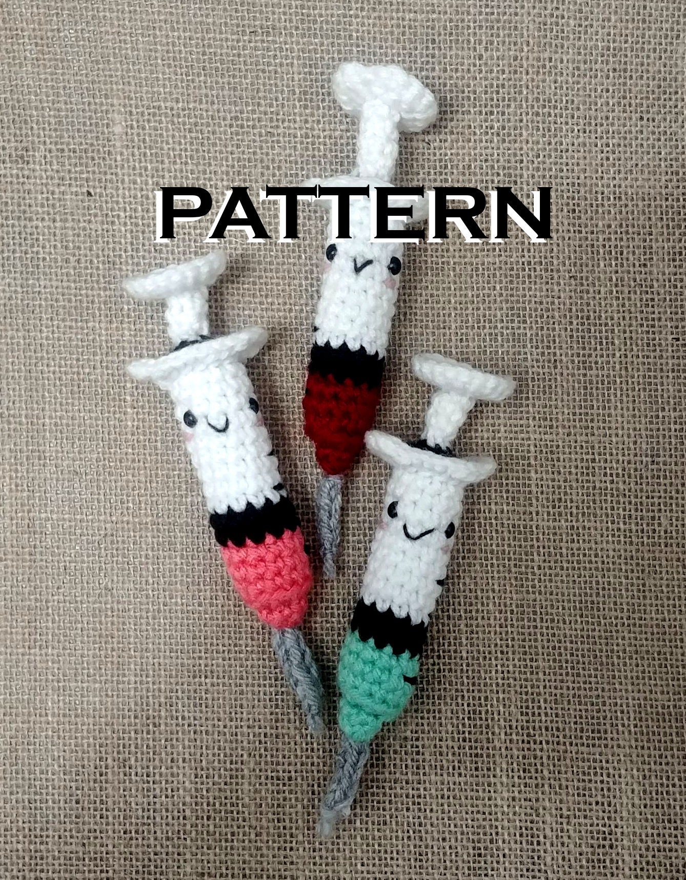 Pattern, Crochet Pattern, Medical Plush, IVF Crochet Plush, Needle ...