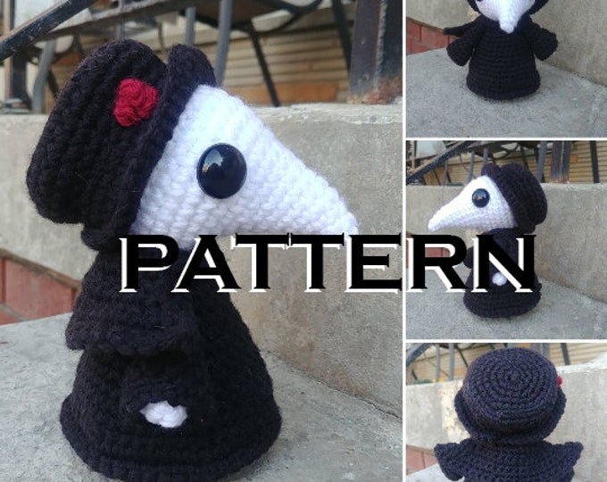 Pattern Plague Doctor Plague Doctor Plush Plague Plush - Etsy