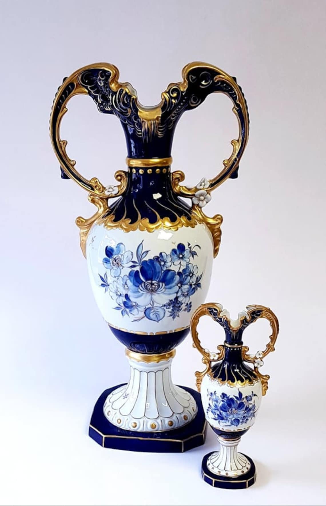 Royal Dux very luxurious vases made from porcelain. | Etsy