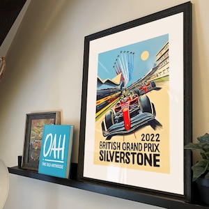 Ferrari Silverstone - Formula 1 Art Print - F1 - Etsy