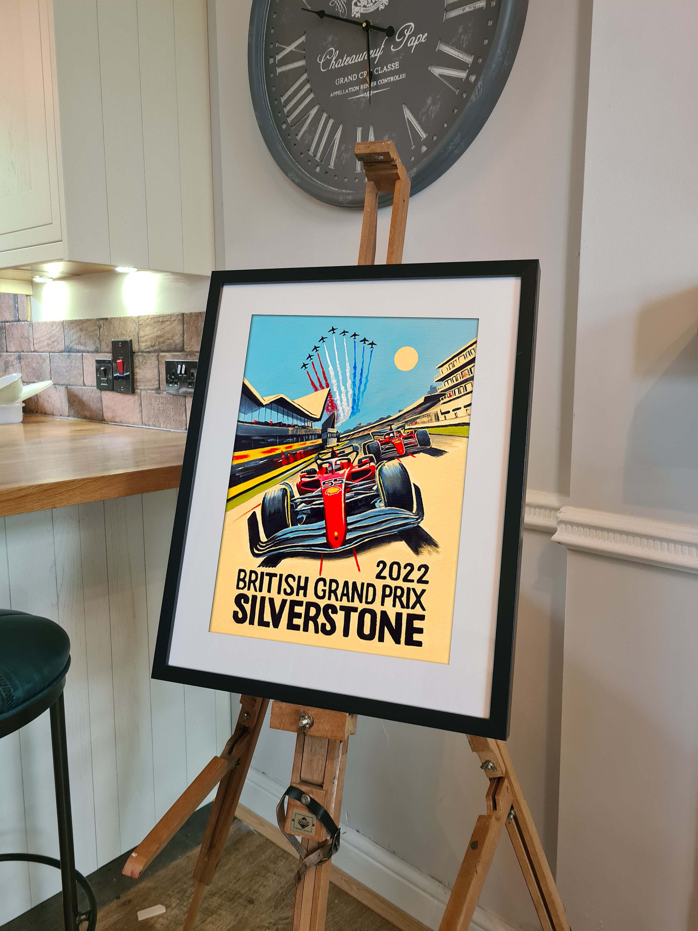 Ferrari Silverstone Formula 1 Art Print F1 - Etsy