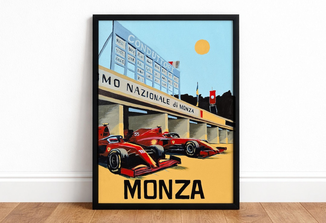 Ferrari Monza - Formula 1 Art Print - F1 - Etsy