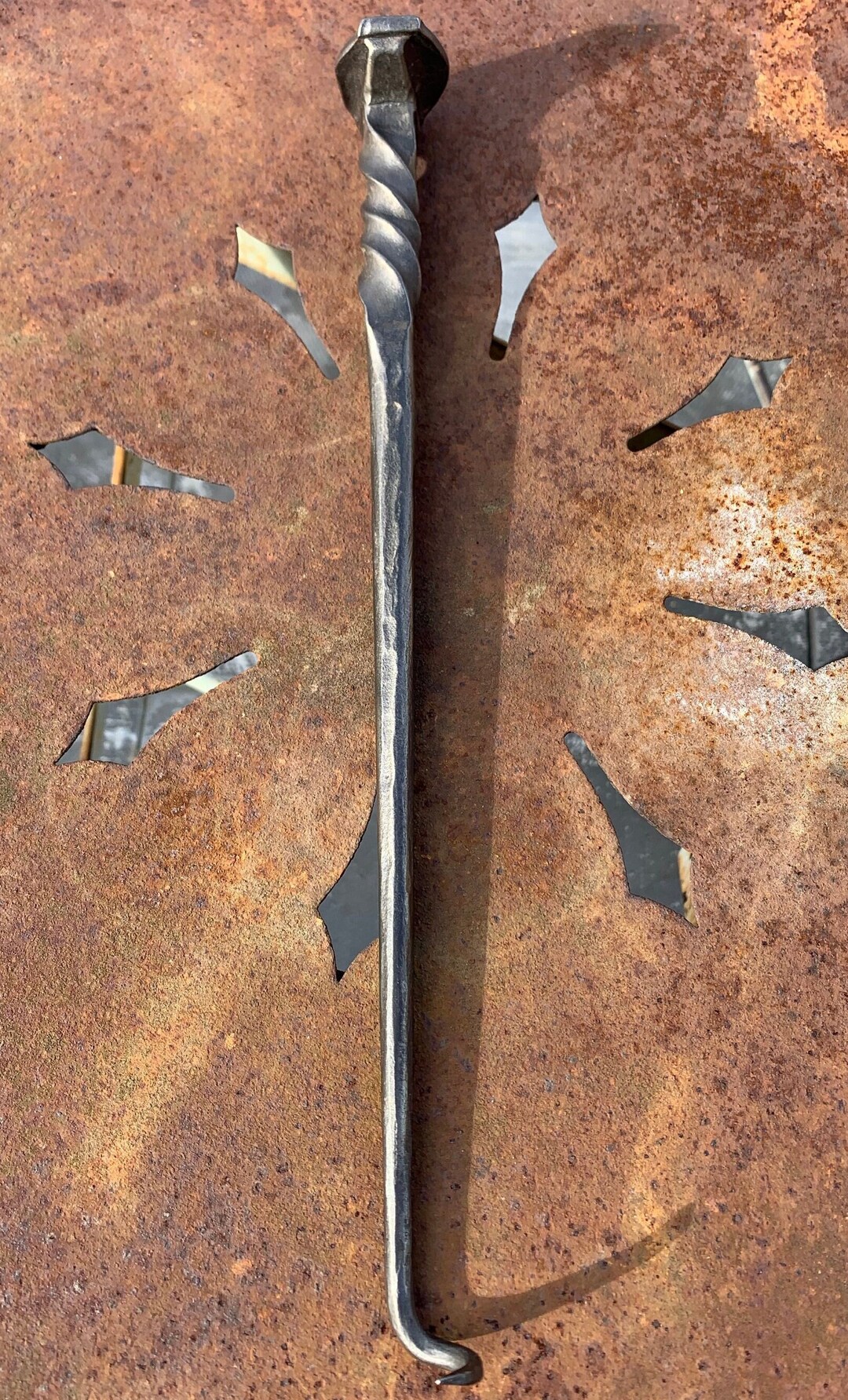Genuine US Railroad Spike Meat Turner - Etsy