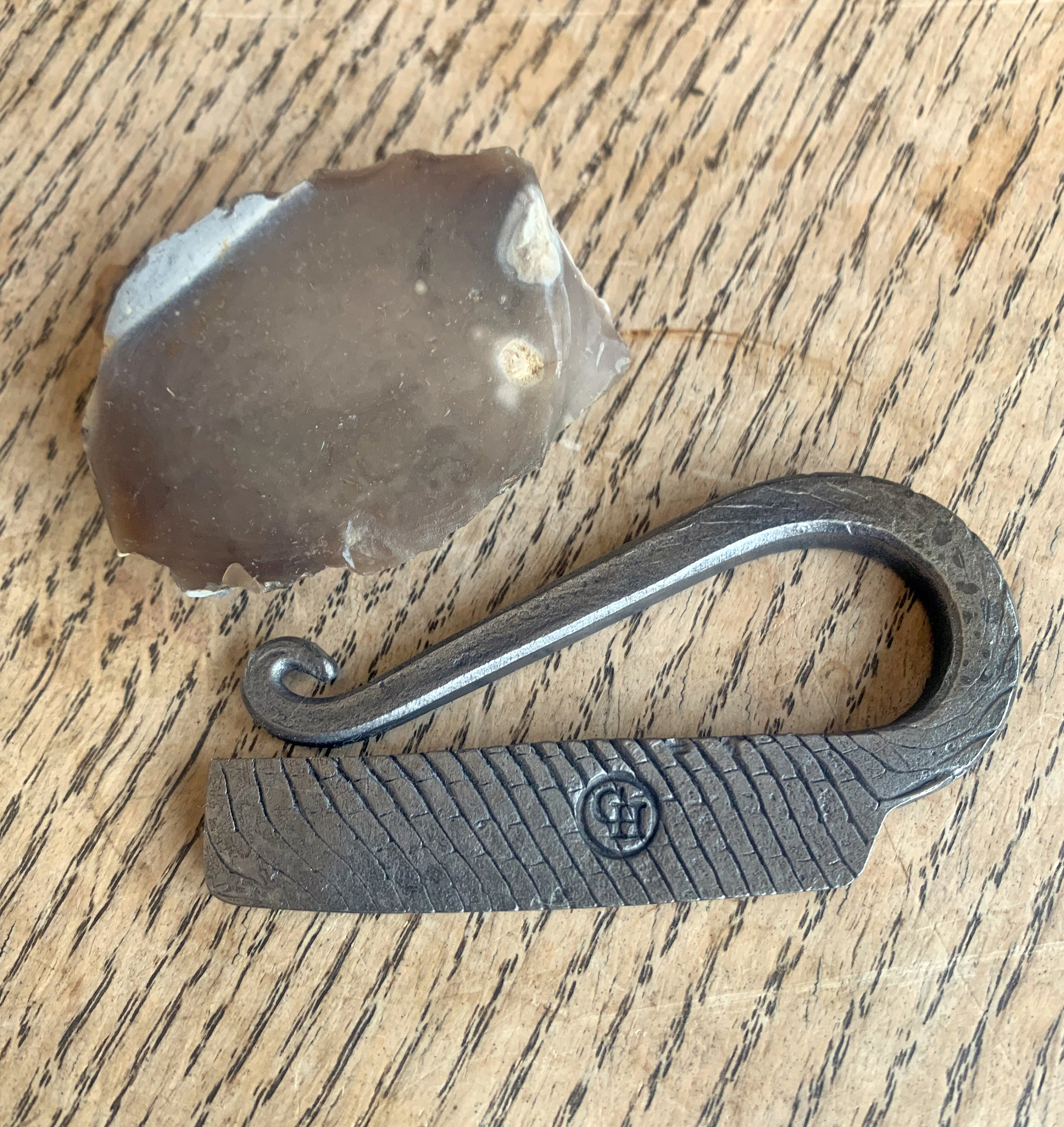 Carbon Steel Flint Striker and Flint. - Etsy