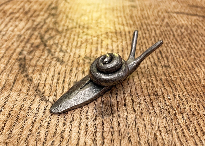 Handmade steel snail | Etsy