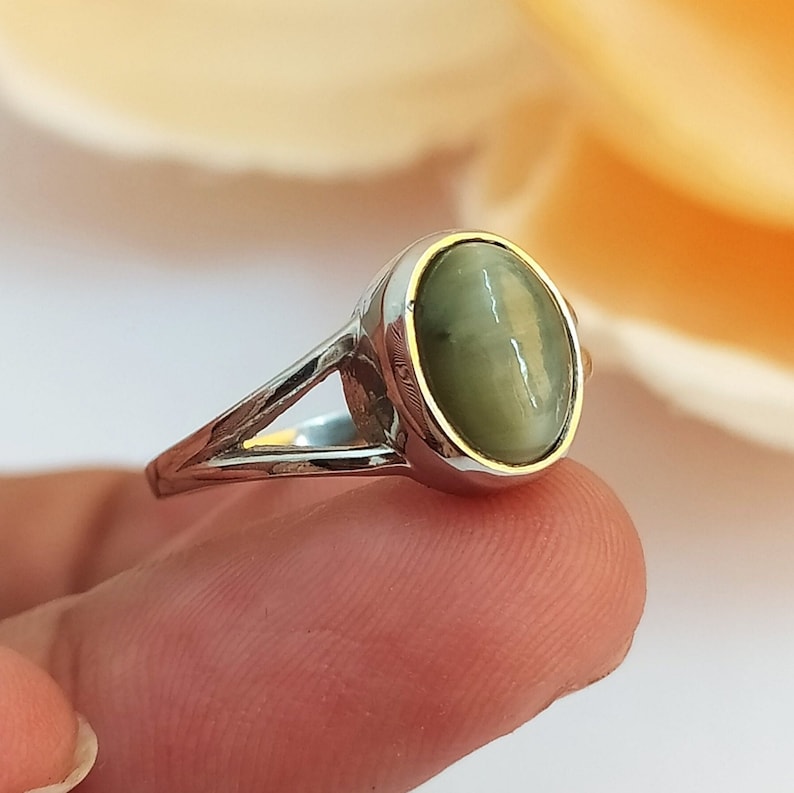Natural Cat's Eye Ring-cat's Eye Chrysoberyl-cat's - Etsy