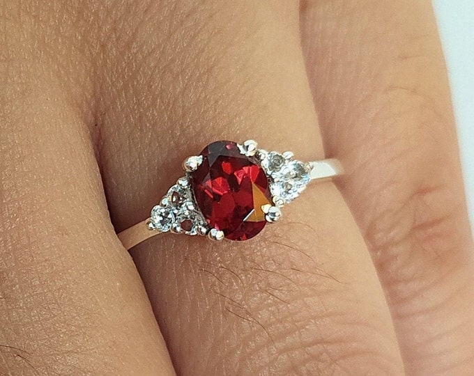 1900s Antique Garnet and Split Pearl 14K Gold Ring - Etsy Canada