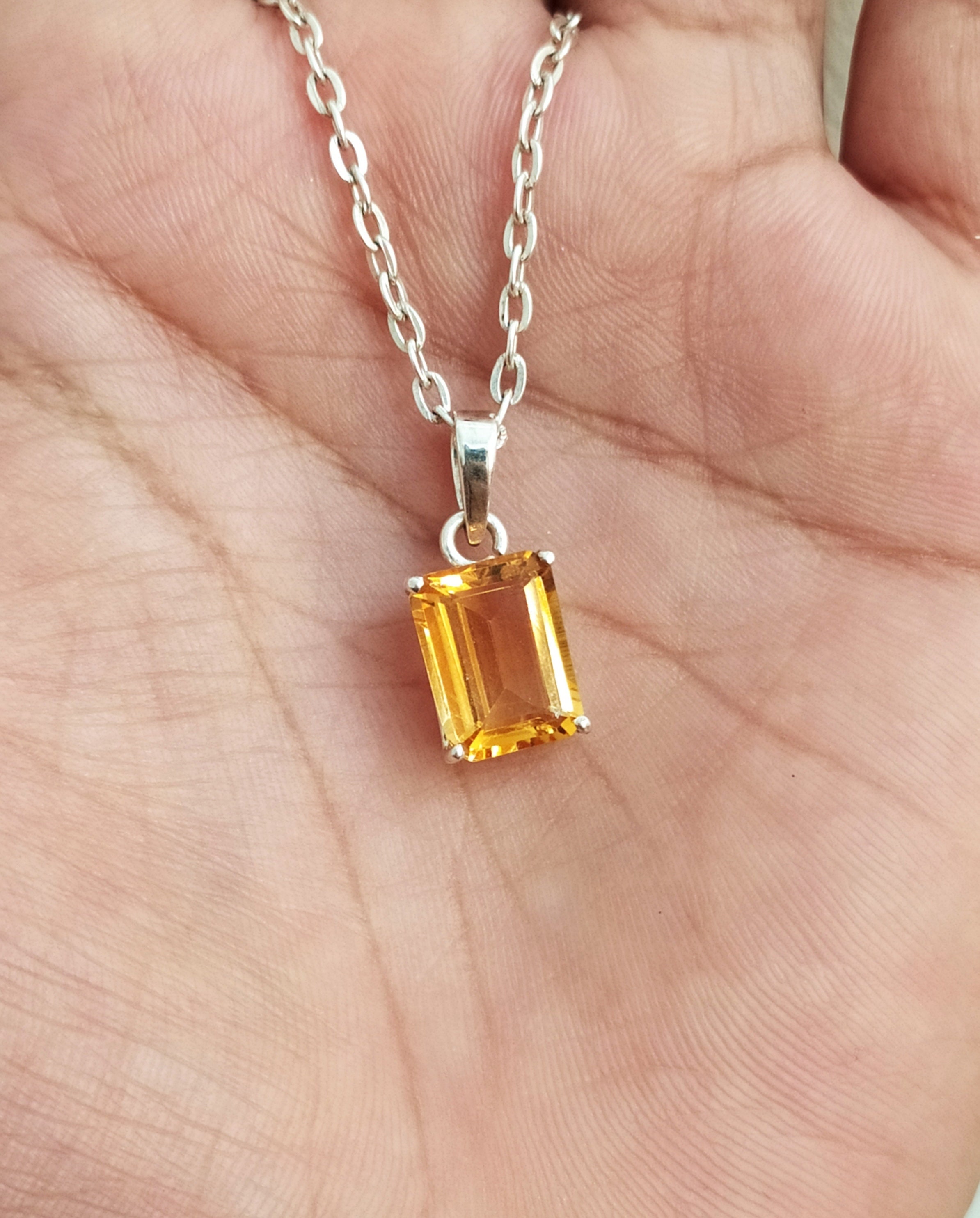 AAA Gold Citrine Necklace Set-Genuine Golden Citrine | Etsy