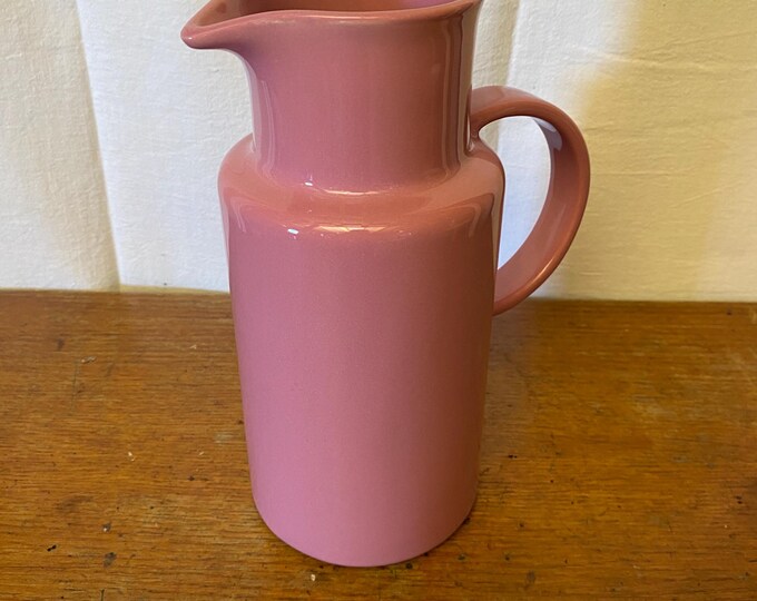 Antique EMILE HENRY Pitcher Vintage Pink Ceramic #C645 - Etsy
