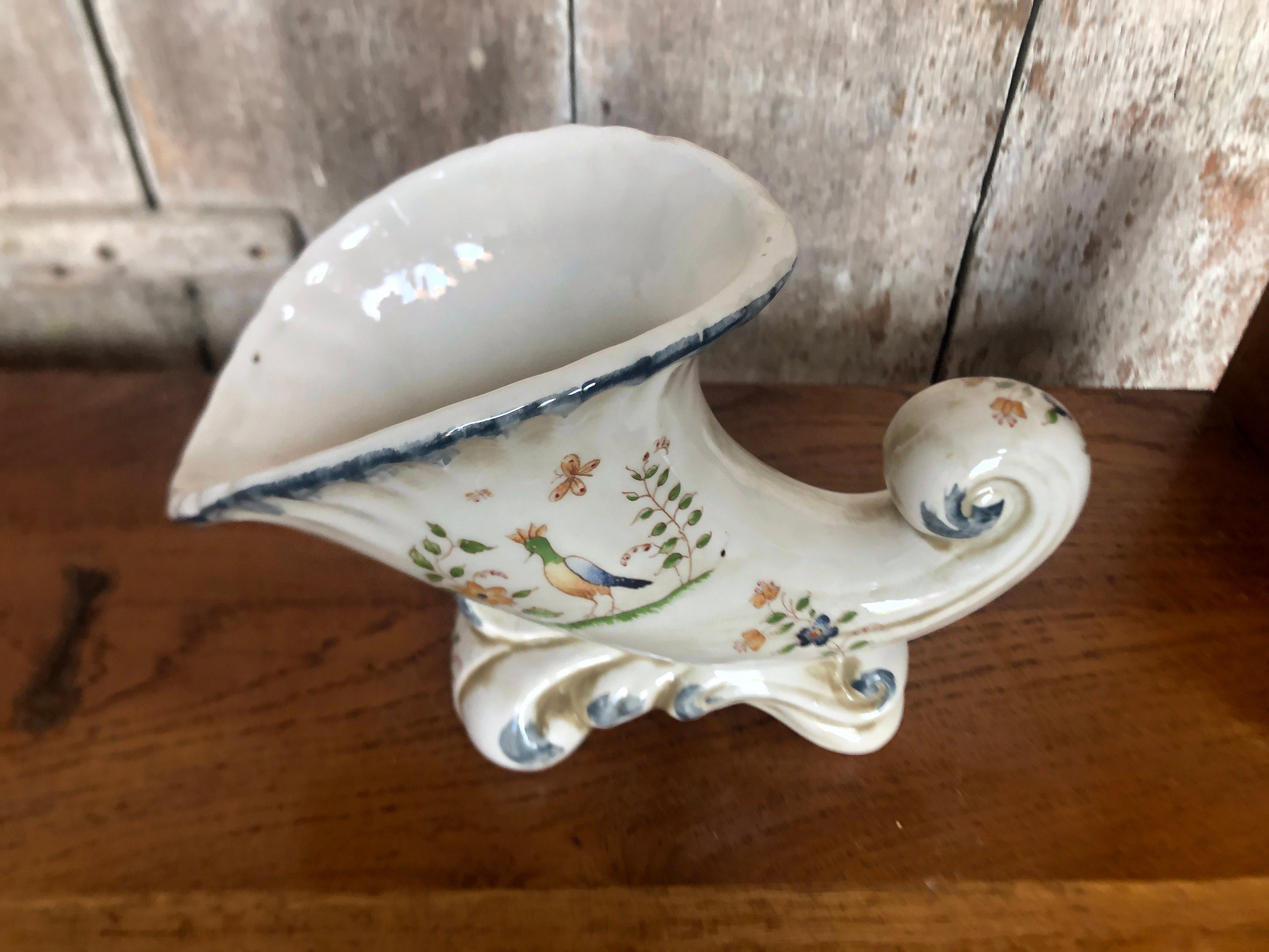 Old Corn Plenty Vase White Ceramic Vintage Moustiers Decor #A895 - Etsy
