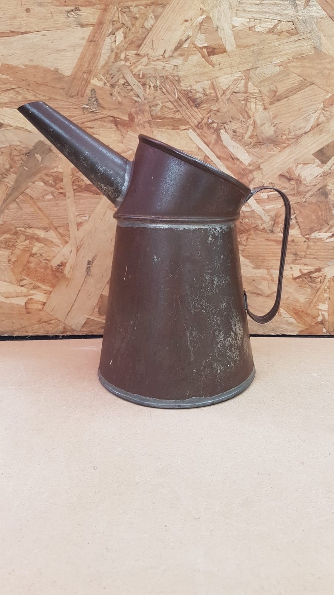 Old Zinc Oil Pitcher Vintage DIY Pitcher #B069 - Etsy