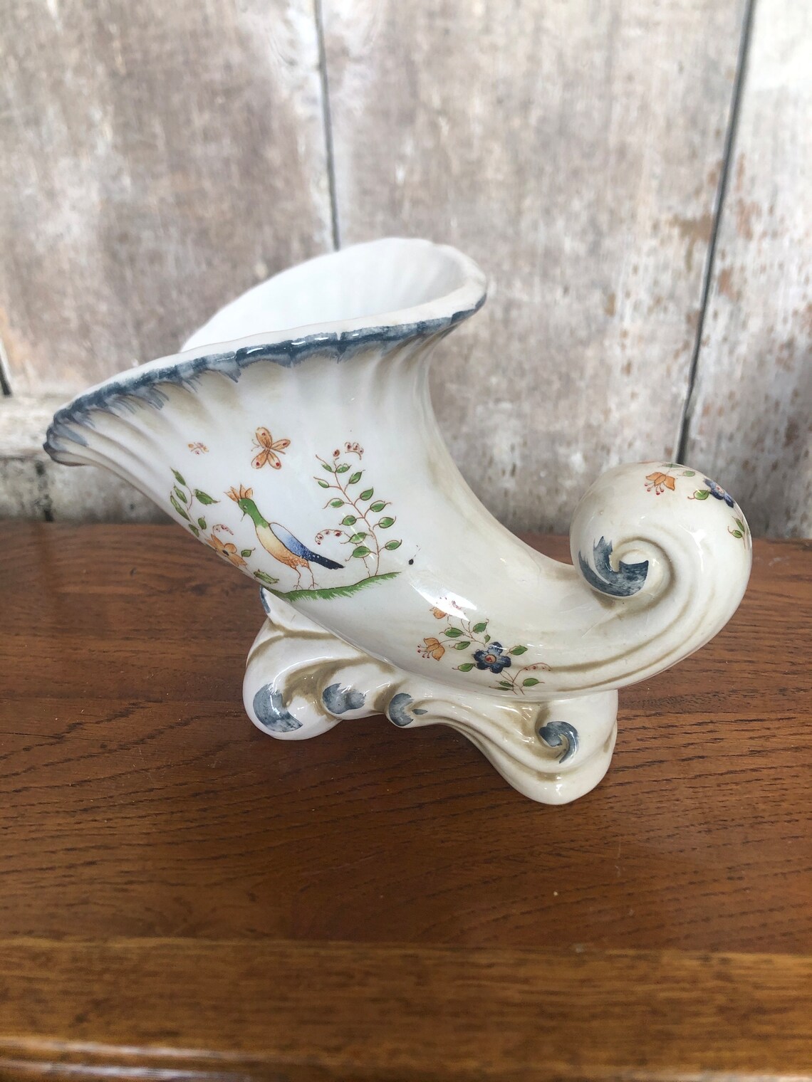 Old Corn Plenty Vase White Ceramic Vintage Moustiers Decor #A895 - Etsy