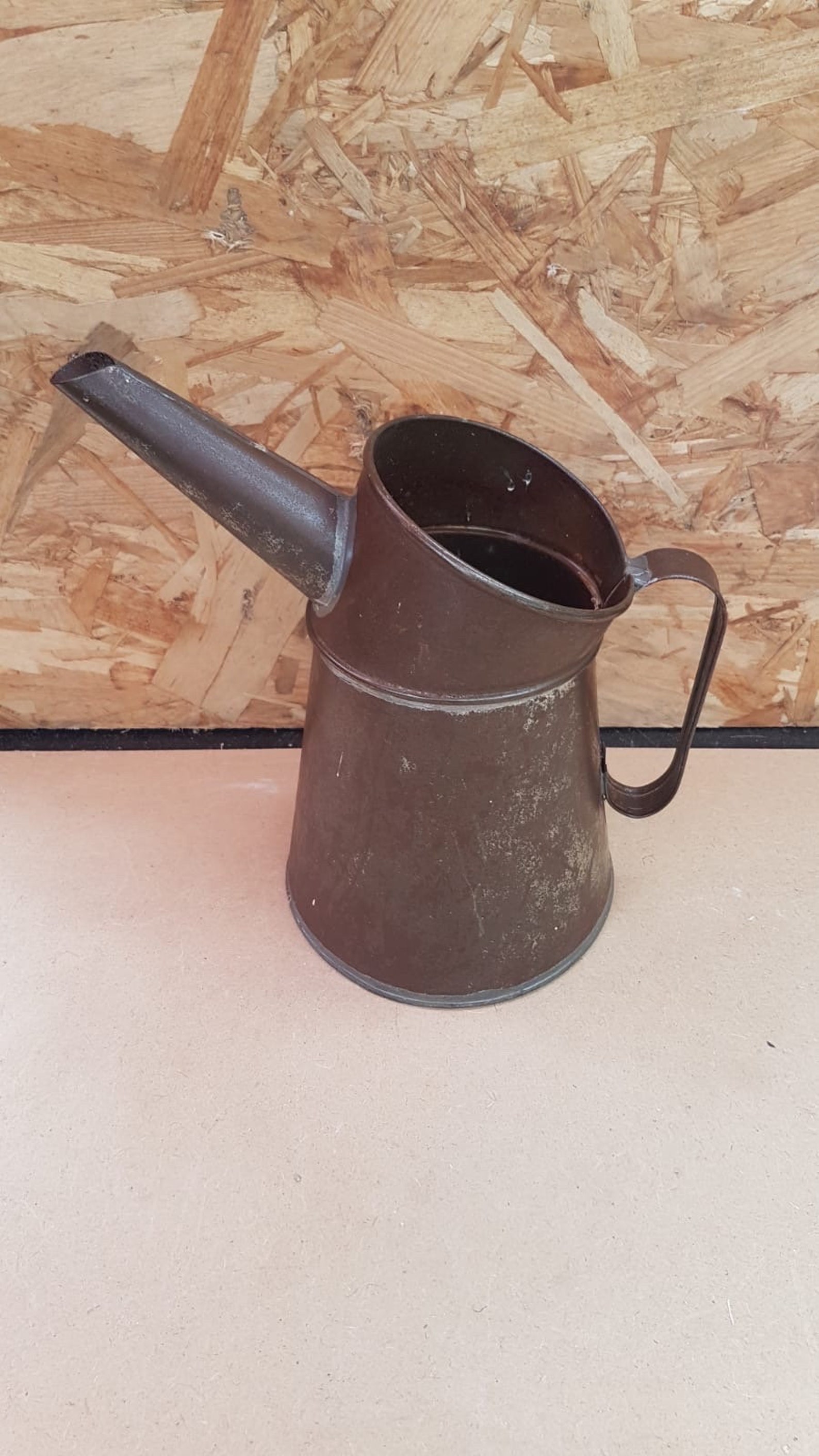 Old Zinc Oil Pitcher Vintage DIY Pitcher #B069 - Etsy