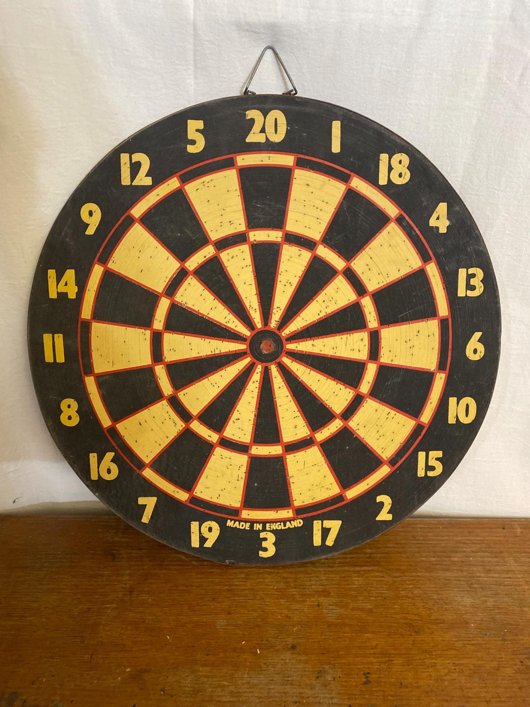Cible Ancienne Fléchettes Double Face Made in England Années 50 Vintage ...