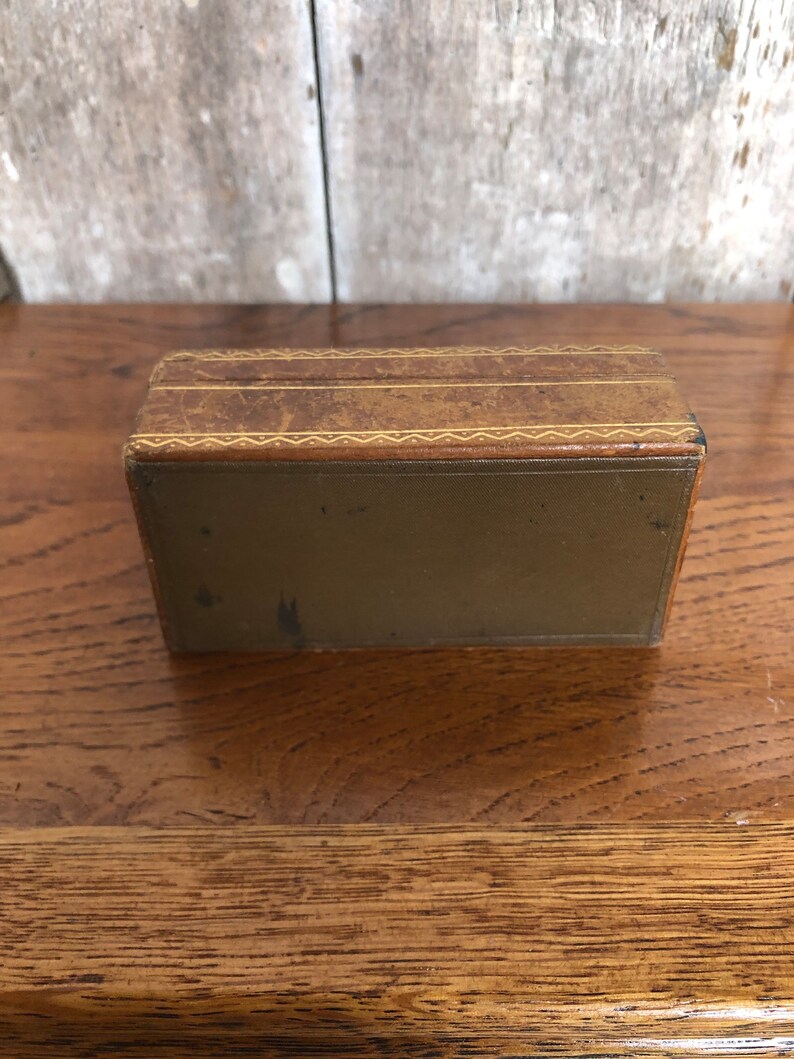 Old 19th Century Embossed Boiled Cardboard Stamp Box Vintage #A873 - Etsy