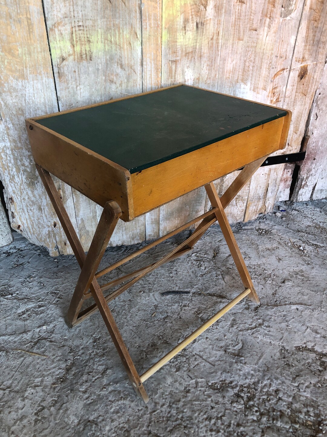 Vintage Wooden Folding Lectern Desk With Liftable Shelf A120 - Etsy