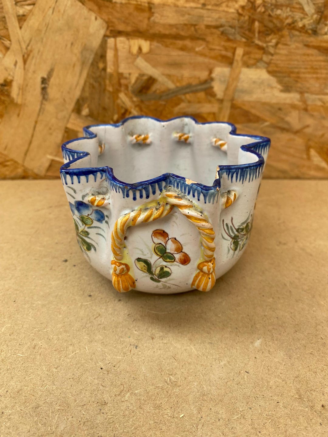Antique Gabriel Montagnon Ceramic Pocket Empty Nevers Vintage Purse # ...