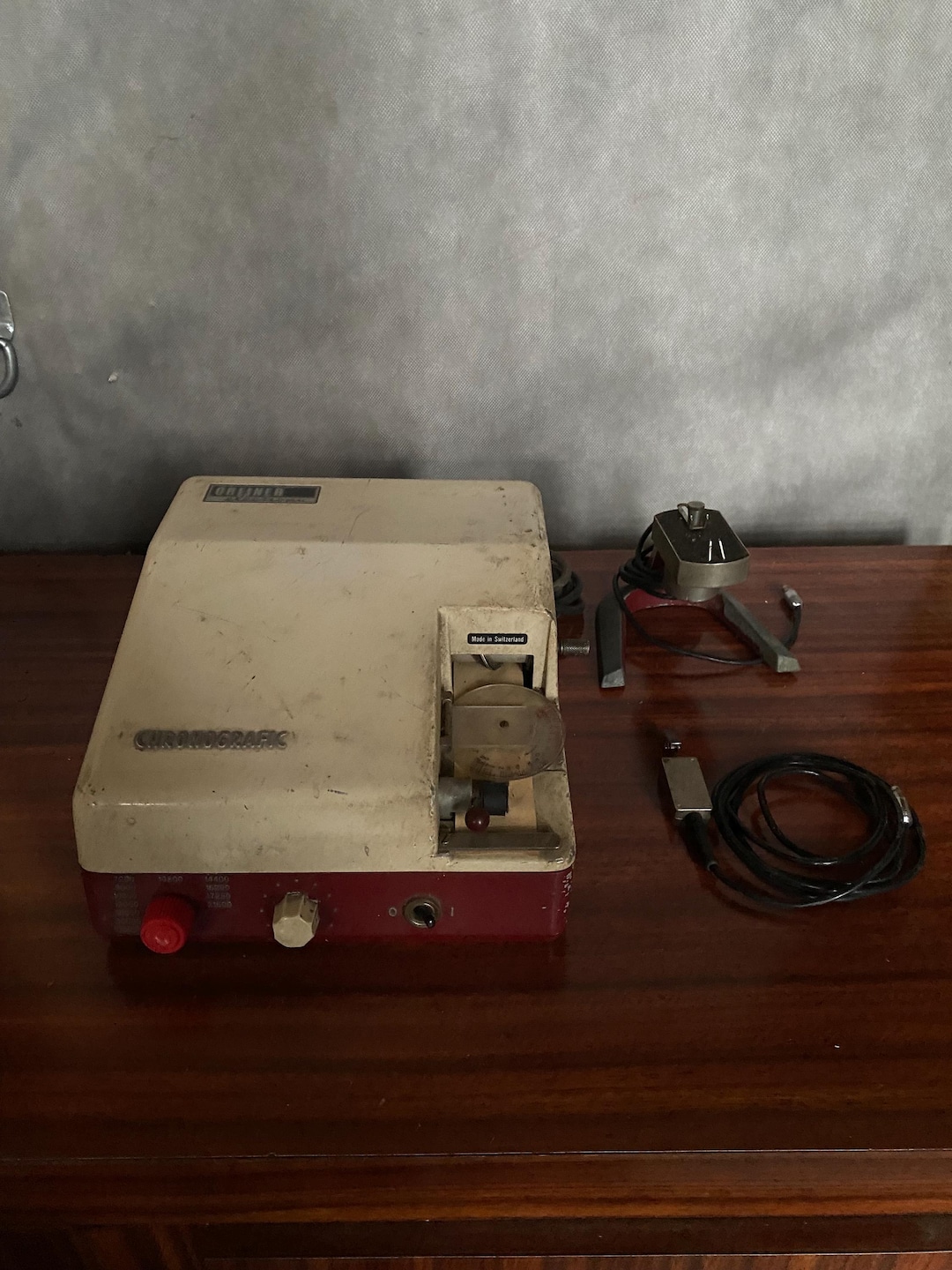 Antique GREINER Electronic Metal Chronographic Watchmaking Machine ...