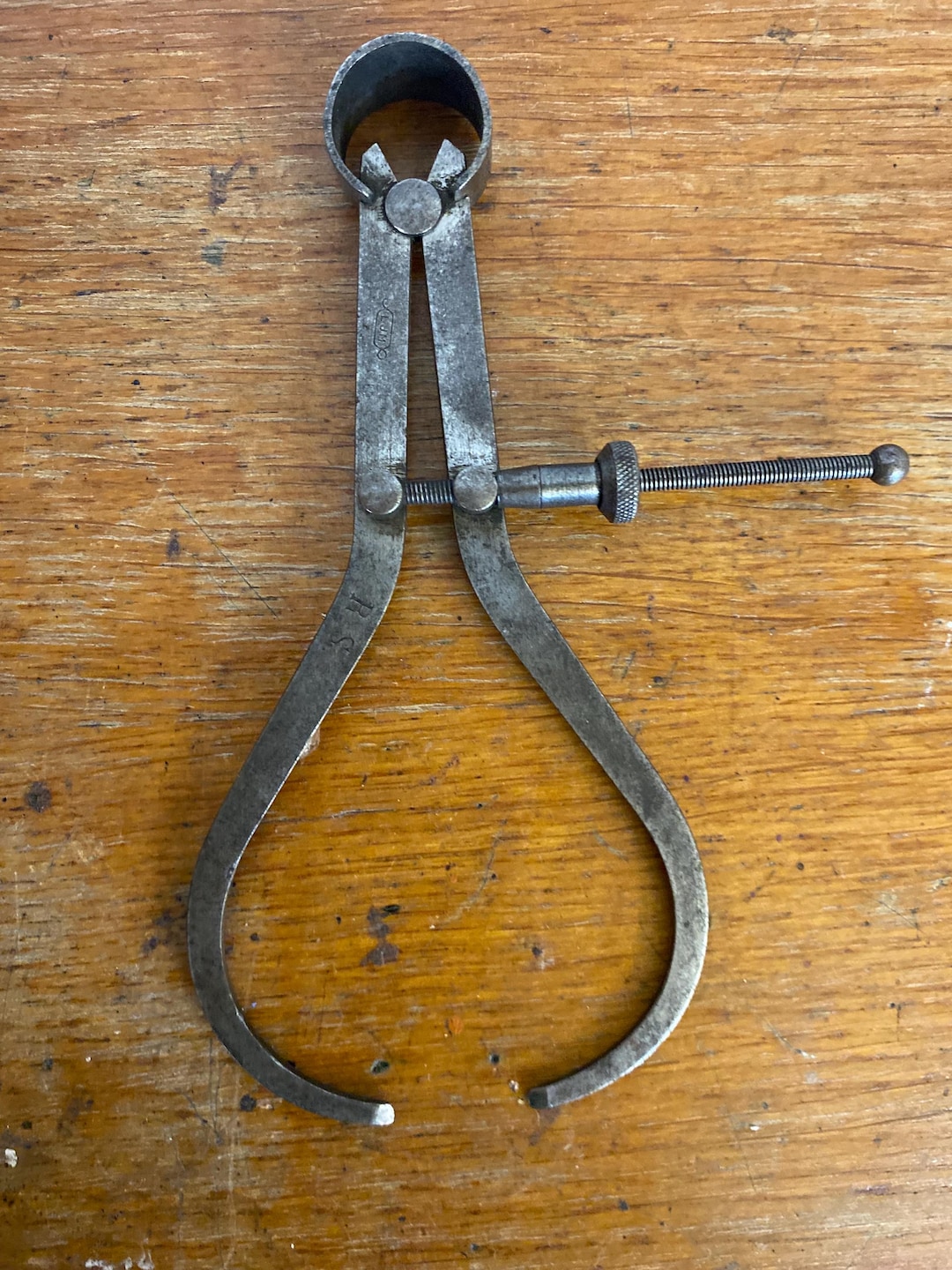 Compas Épaisseur Ancien Metal Outil Vintage #C760 - Etsy