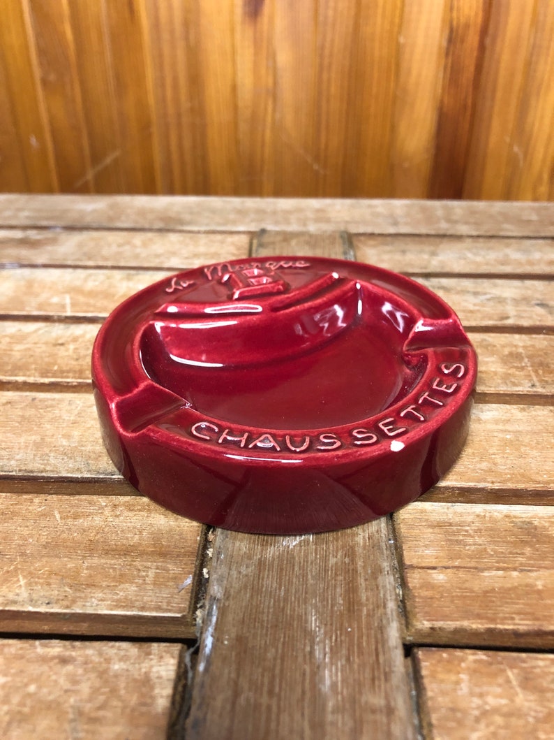 Old Vintage Red Ceramic ARKA Advertising Ashtray A559 - Etsy
