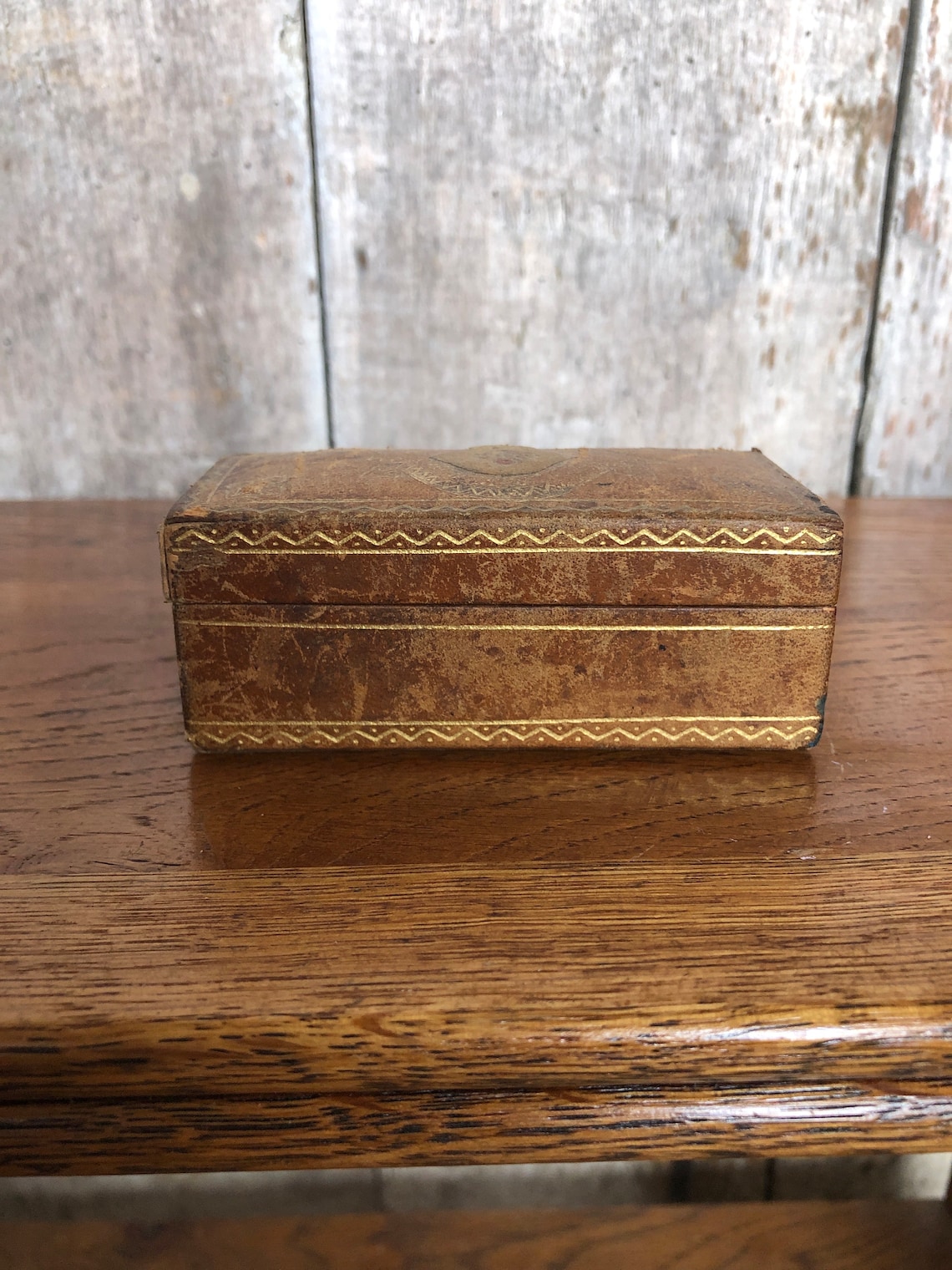 Old 19th Century Embossed Boiled Cardboard Stamp Box Vintage #A873 - Etsy