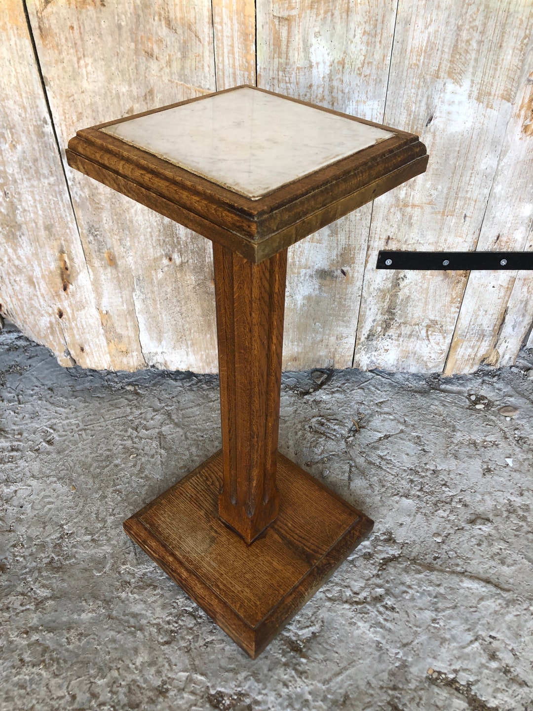 Carved Solid Wood Bolster & Vintage Marble Top A205 - Etsy