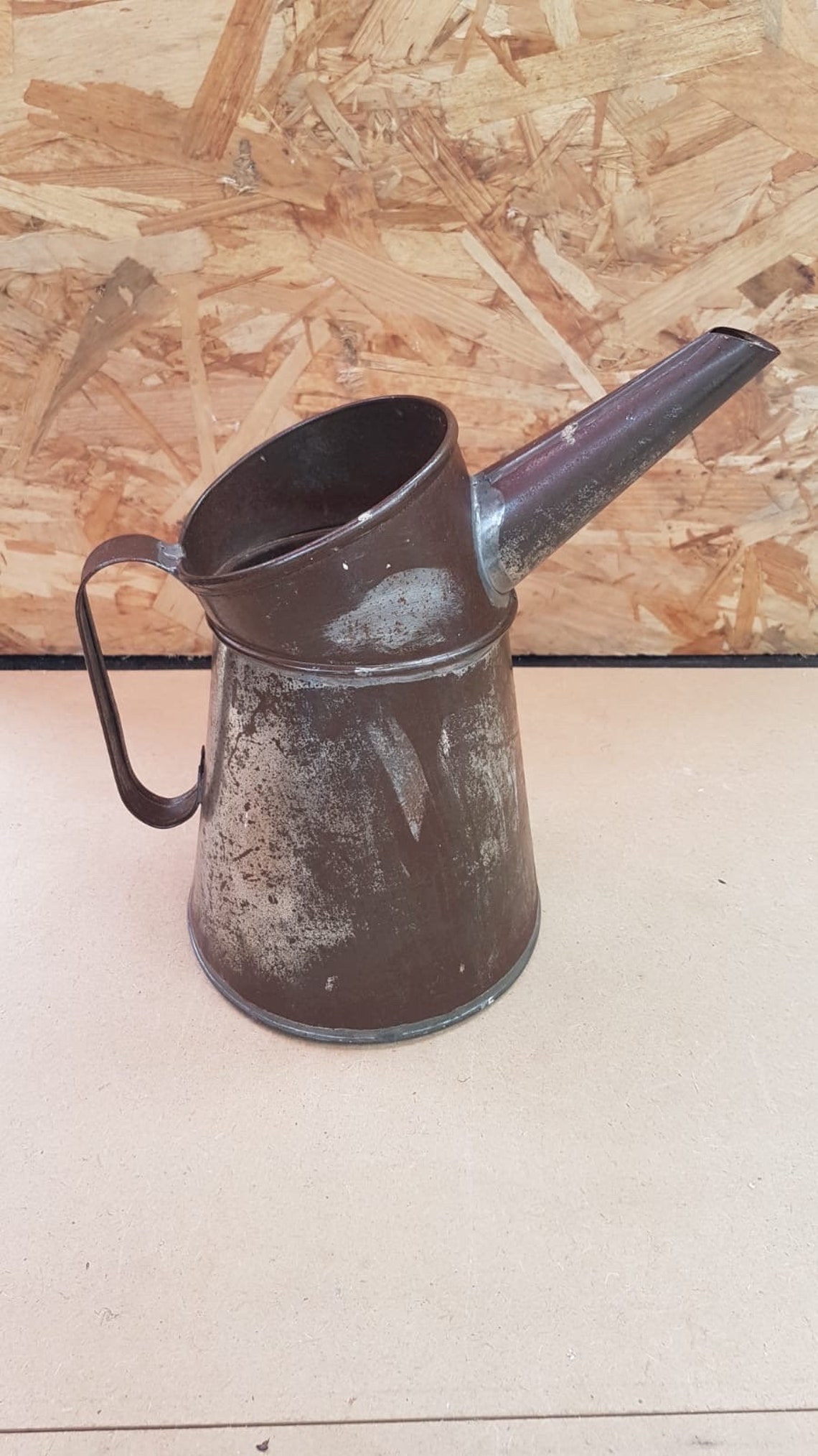 Old Zinc Oil Pitcher Vintage DIY Pitcher #B069 - Etsy