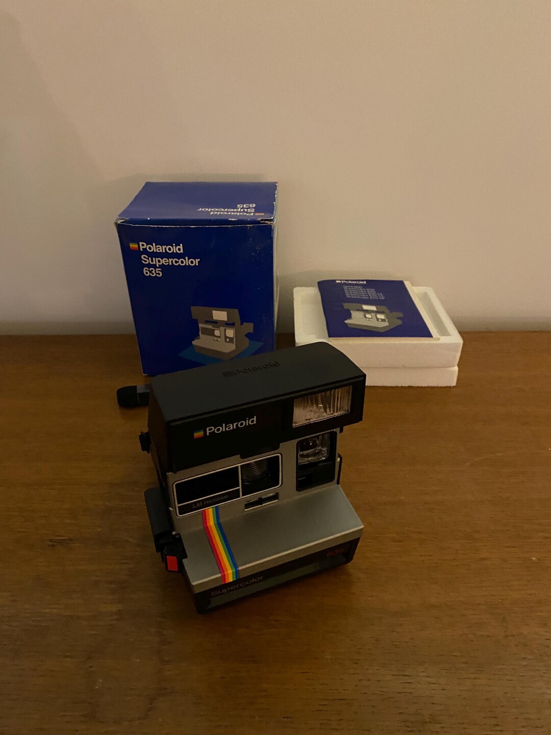 Vintage POLAROID Model 635 Supercolor Camera + Vintage Box #B894 - Etsy