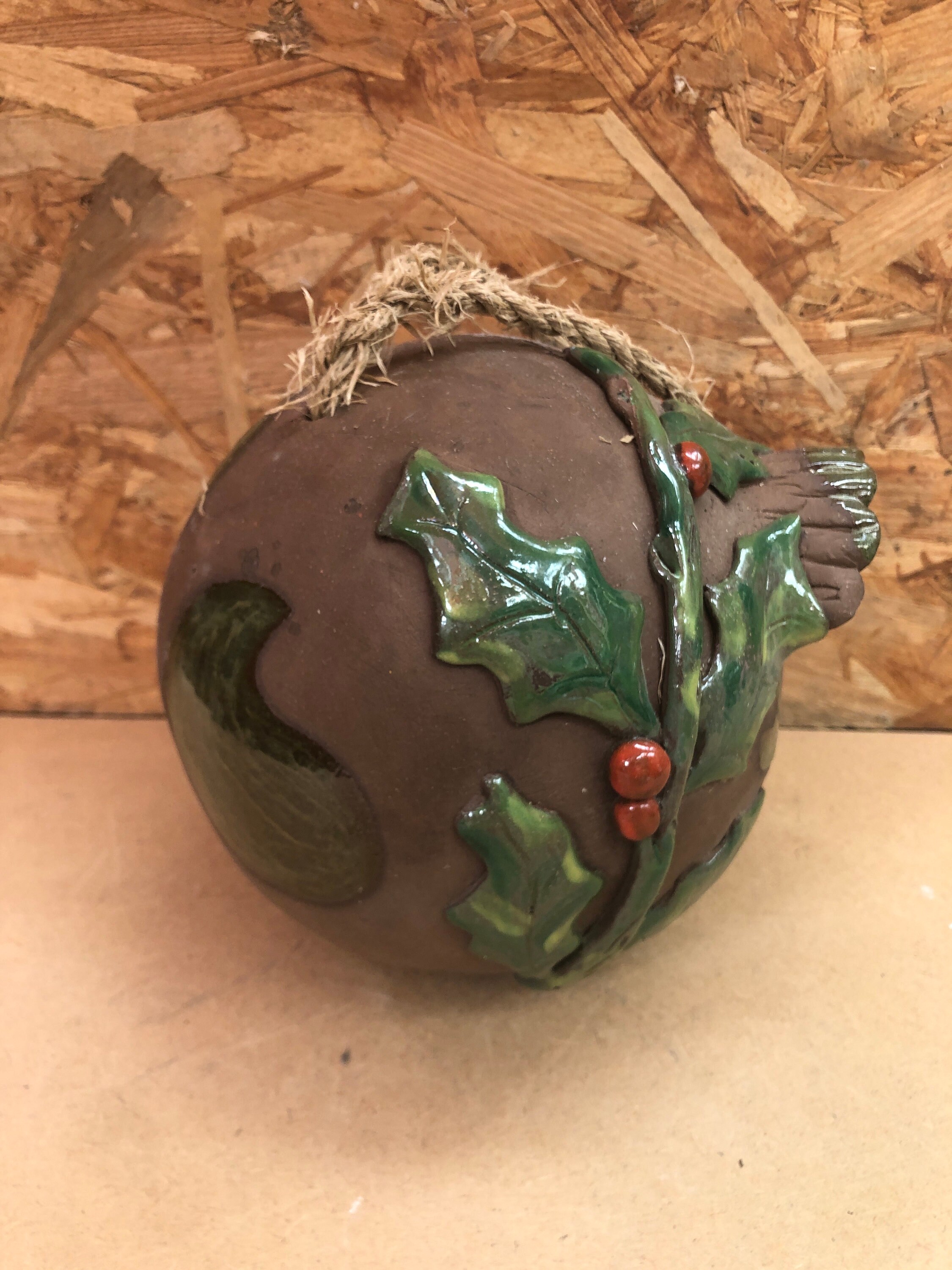 Old Ball Shape Birdhouse in Vintage Enameled Pottery #A978 - Etsy