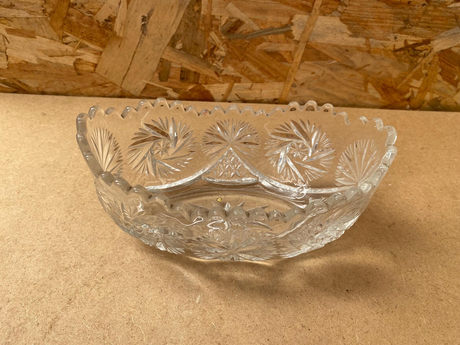 Antique Cut Crystal Centerpiece Cup 50s Vintage #B258 - Etsy