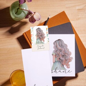 Personalised Notepad Notebook, Personalised Bookmark, Custom Notepad ...