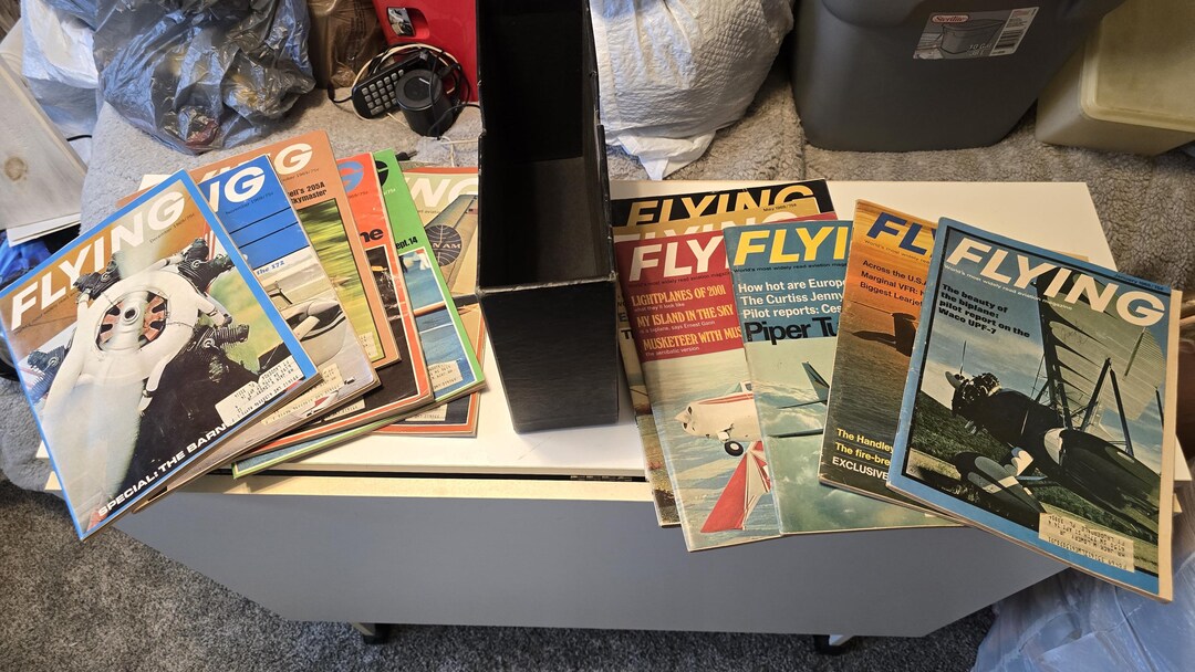 Full Year Set 1969 Flying Magazines W/holder - Etsy
