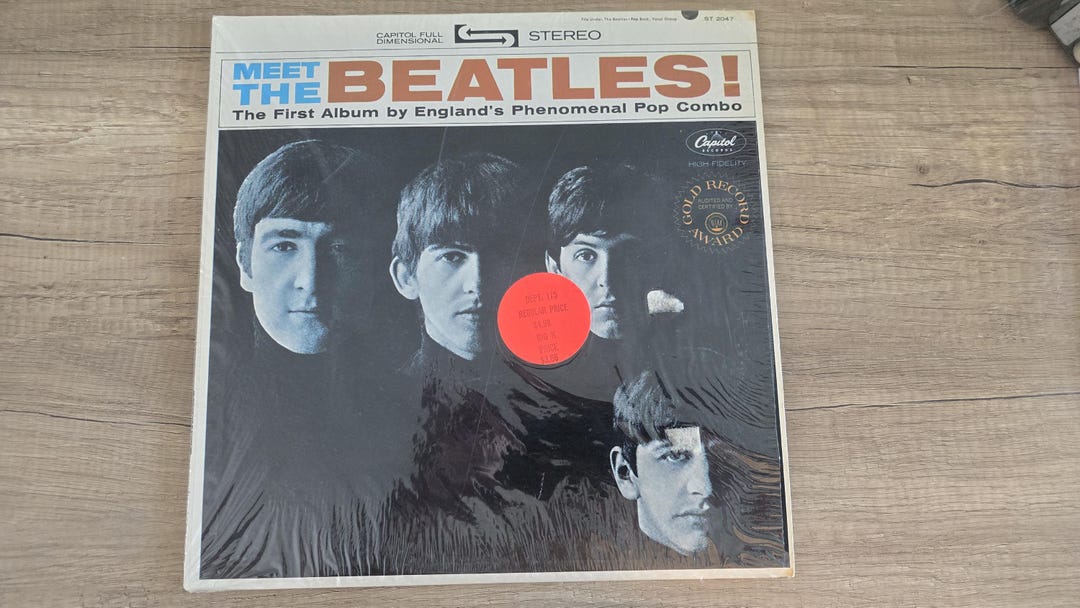 Vintage Rare Beatles-meet the Beatles First Album-record - Etsy