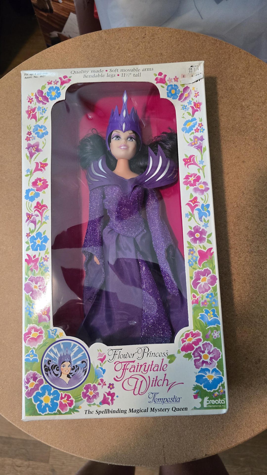 Vintage Rare 1984 Tempestia Fairytale Witch Flower Princess Doll NIB ...