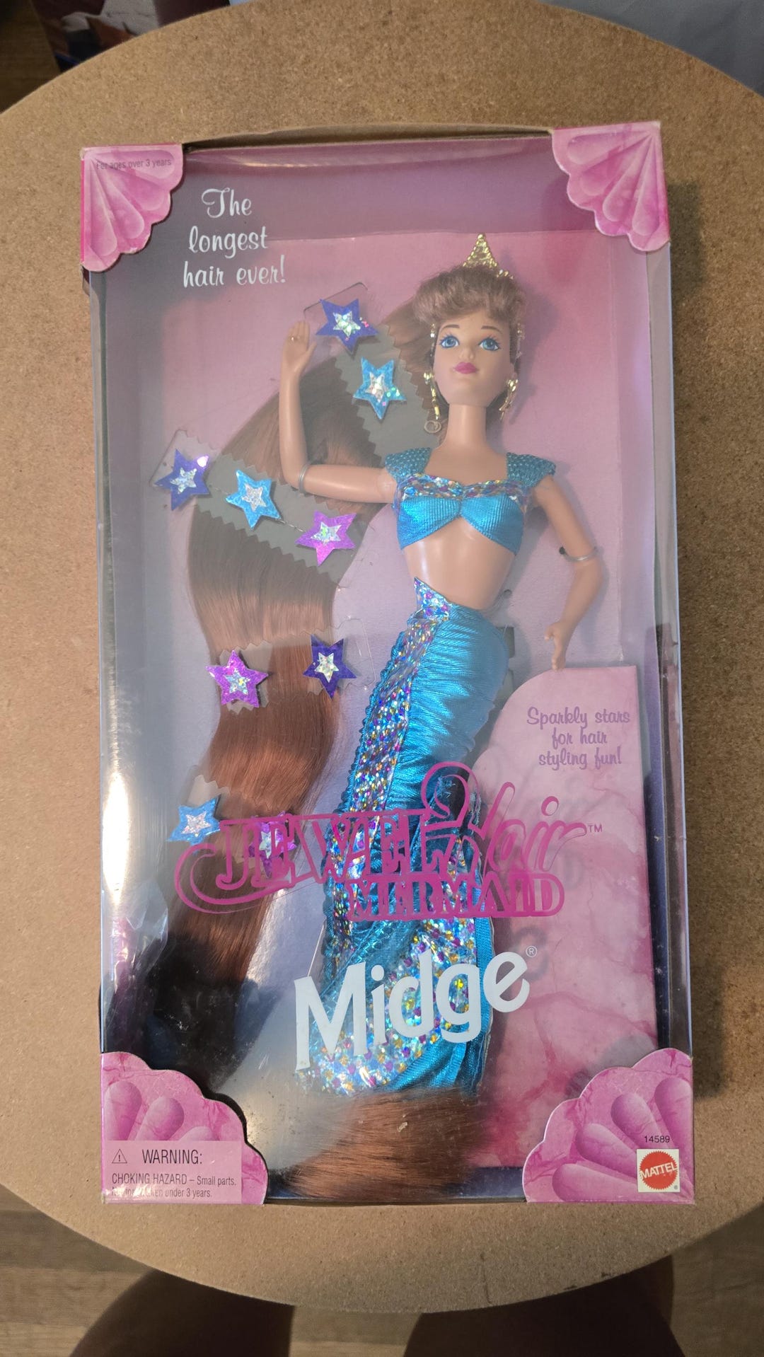 Vintage Rare 1995 Jewel Hair Mermaid Midge Doll NIB by Mattel - Etsy