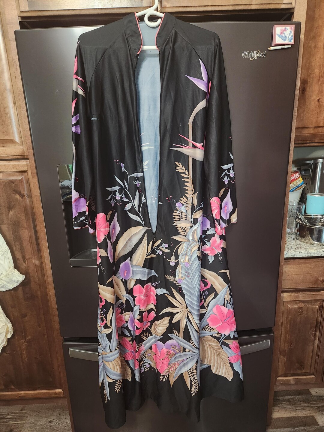 Beautiful Oriental Style Polyester Night Gown/robe - Etsy