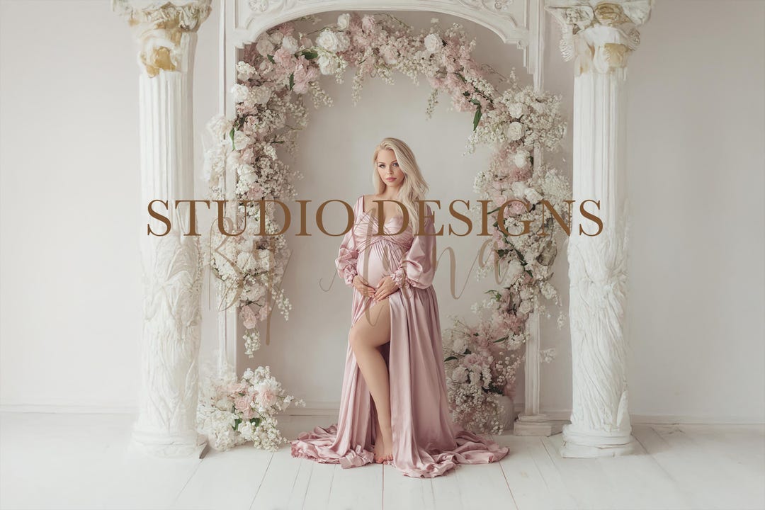 Maternity Digital Backdrop, Pregnancy Minimal Natural Composition ...